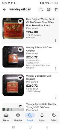 Webley oil cans | AirGun Forums the best shooting forum there is.
